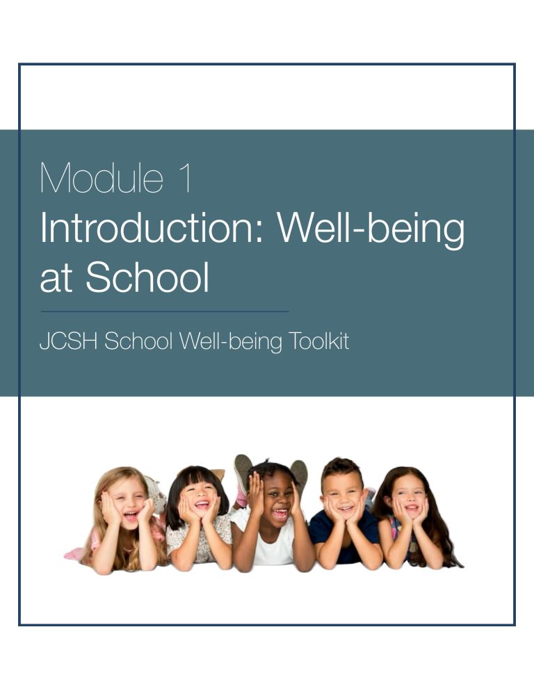 School Well-being – Joint Consortium for School Health – Toolkits